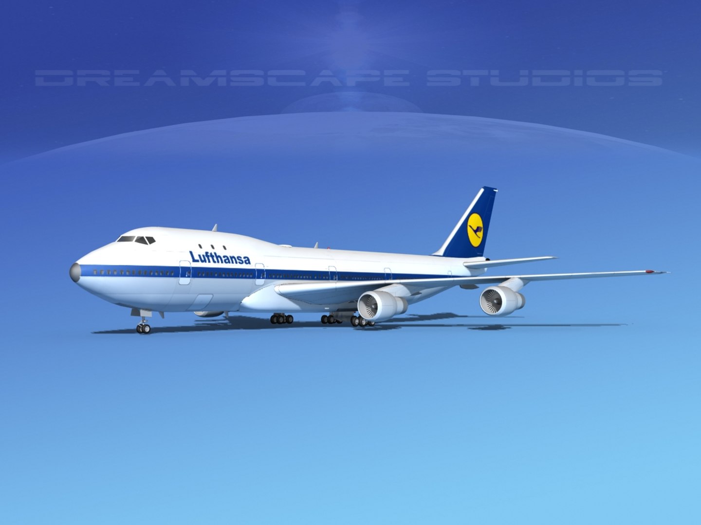 747-100 boeing 747 3d model