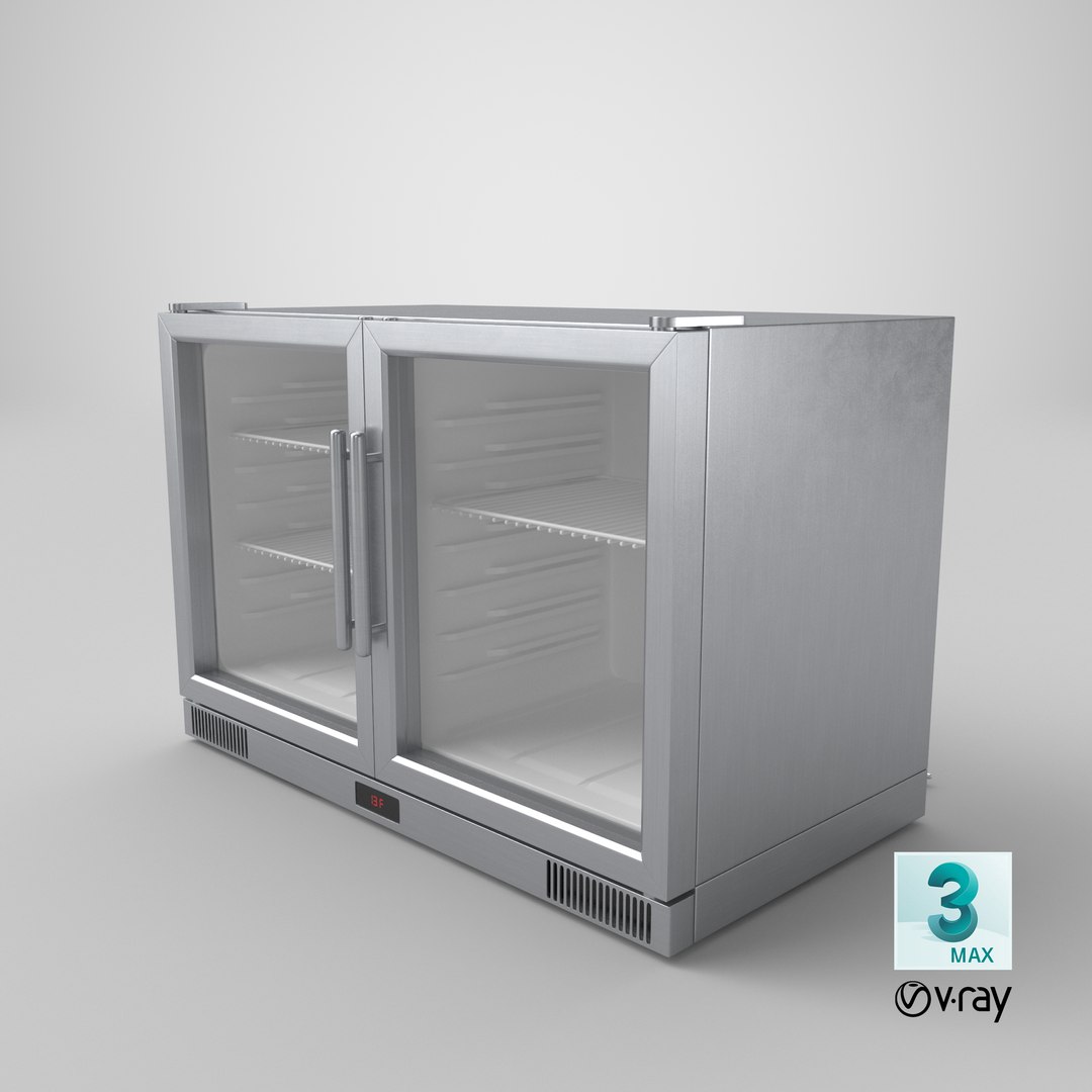 Real mini fridge 3D model - TurboSquid 1613345