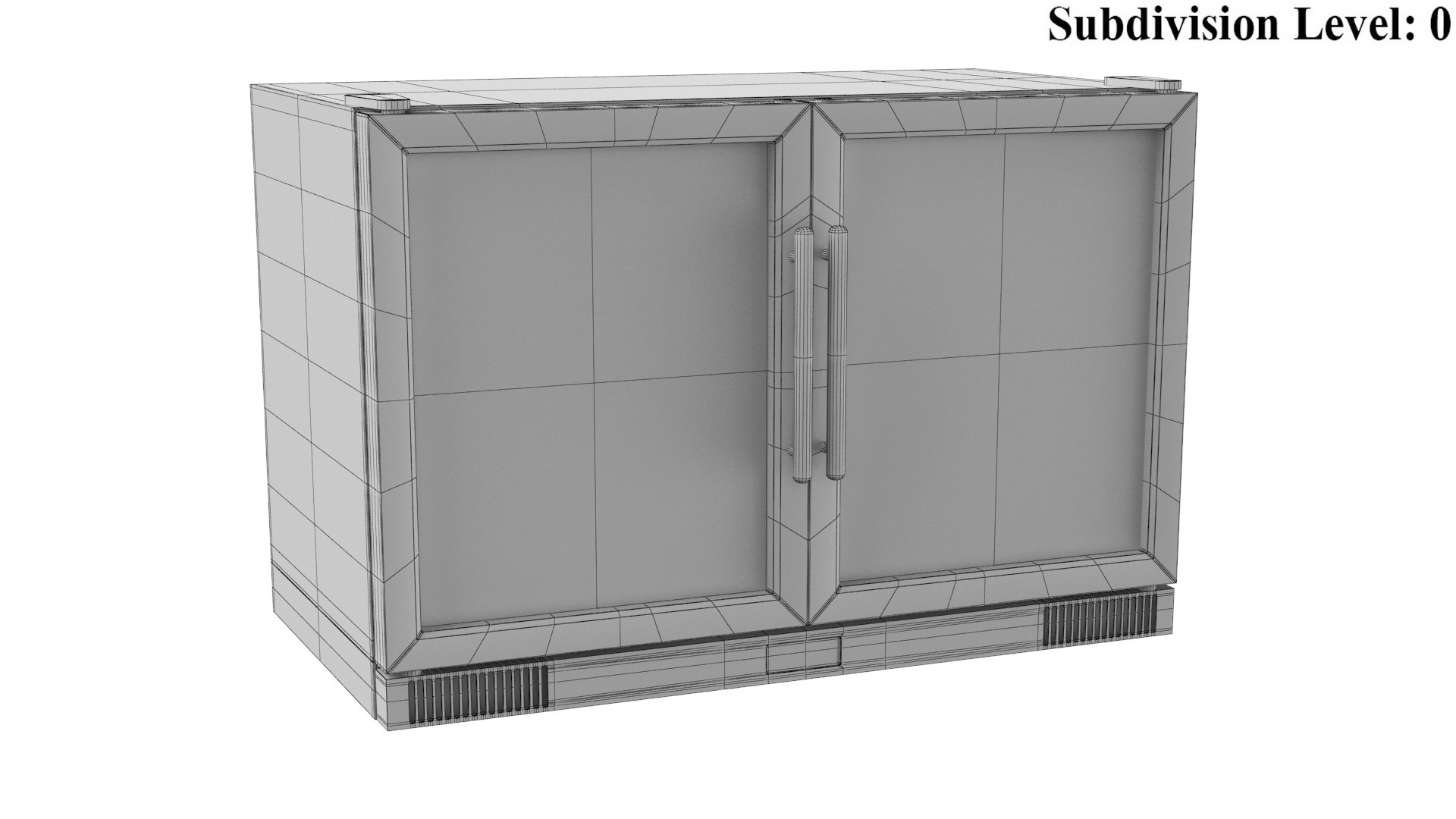 Real Mini Fridge 3D Model - TurboSquid 1613345