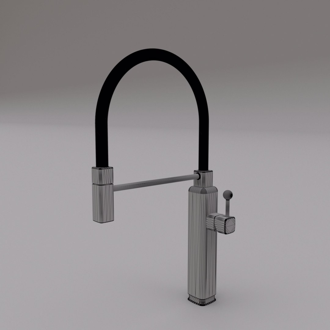 Kitchen Faucet 3D Model - TurboSquid 1982862