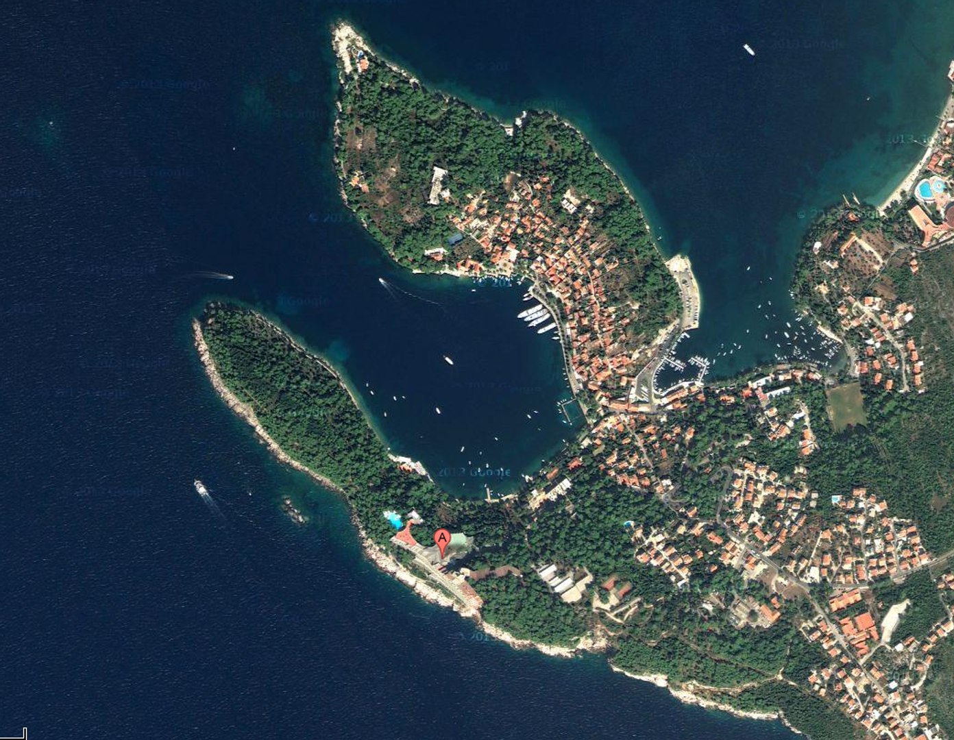 3d Cavtat Croatia Terrain