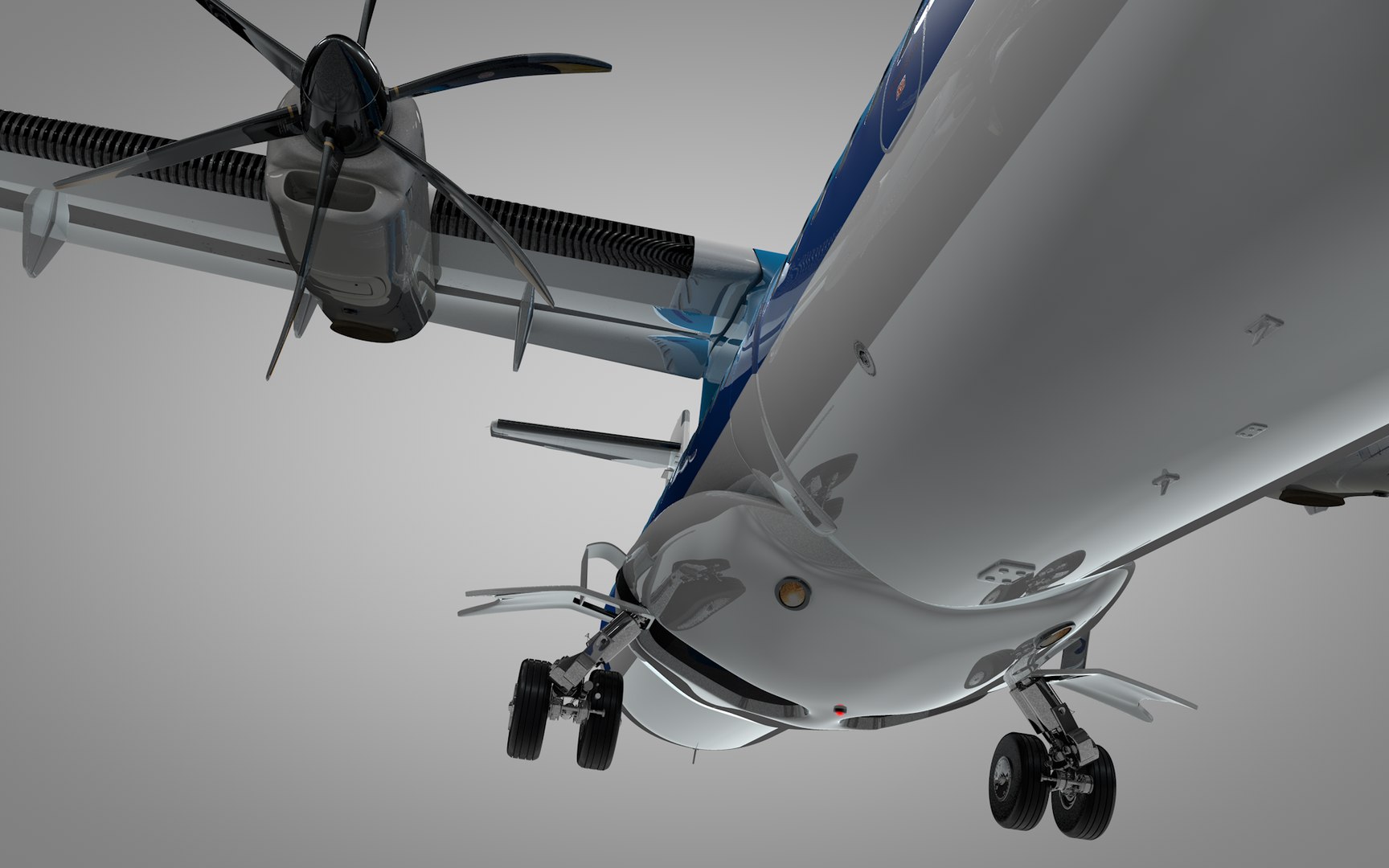 3D ATR 72 KLM EXEL L1648 - TurboSquid 1880350