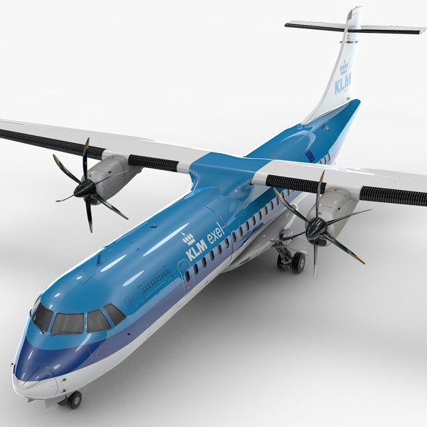 modelo 3d ATR 72 KLM EXEL L1648 - TurboSquid 1880350