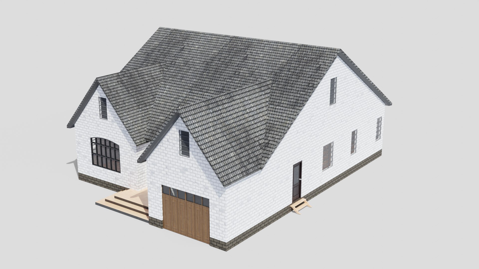 European House Model - TurboSquid 2169195