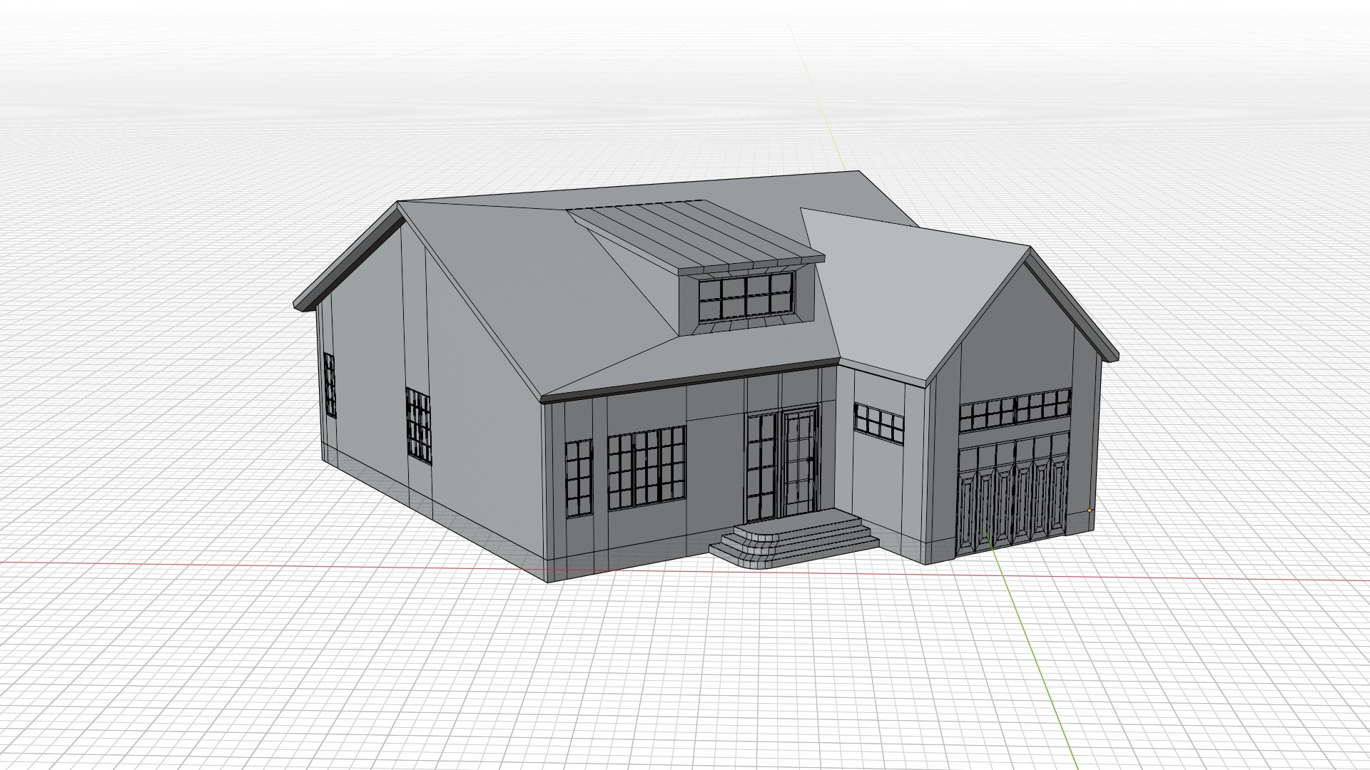 European House Model - TurboSquid 2169195