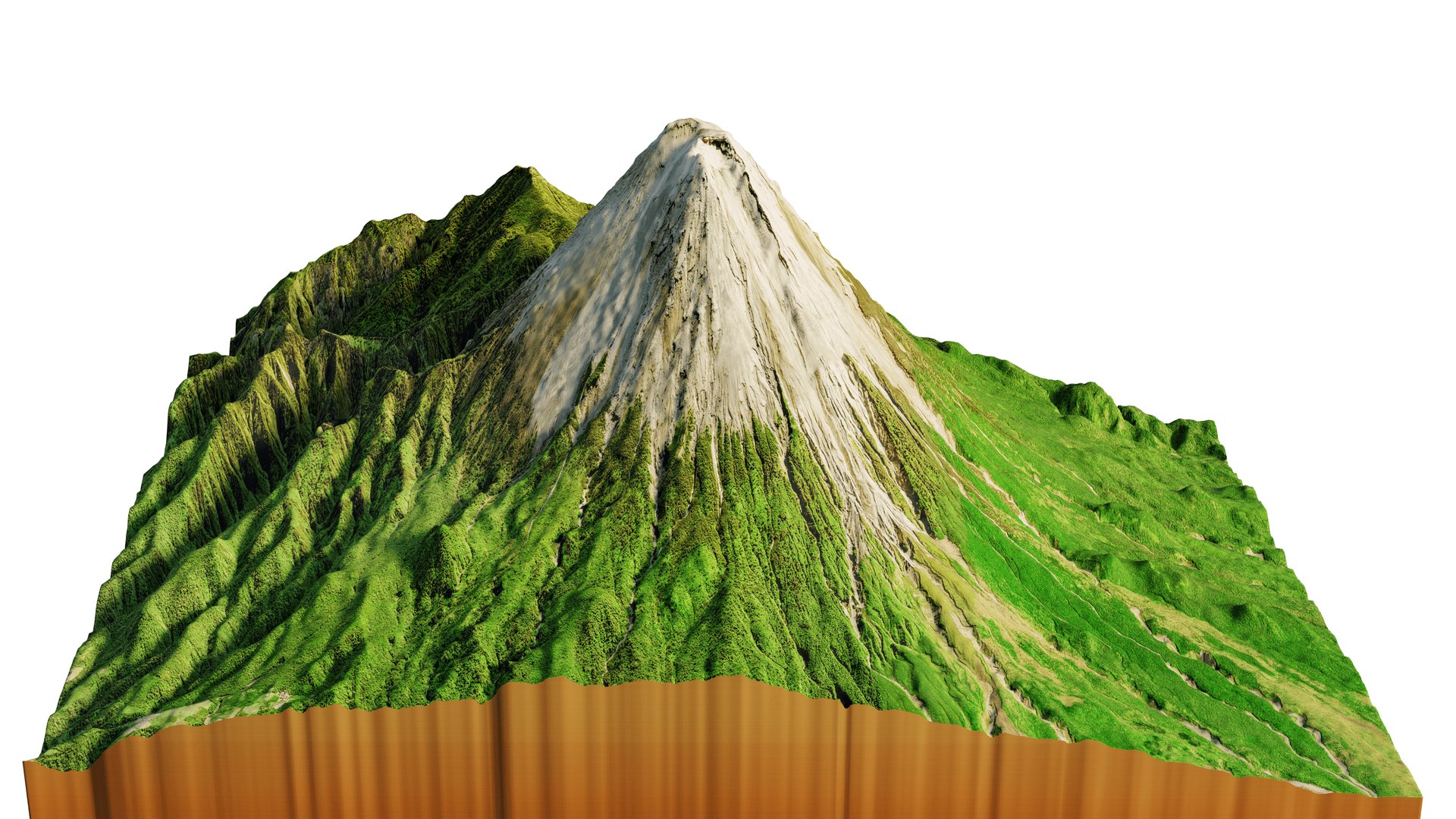 3D Mount Semeru 3d Model Terrain - TurboSquid 2084083