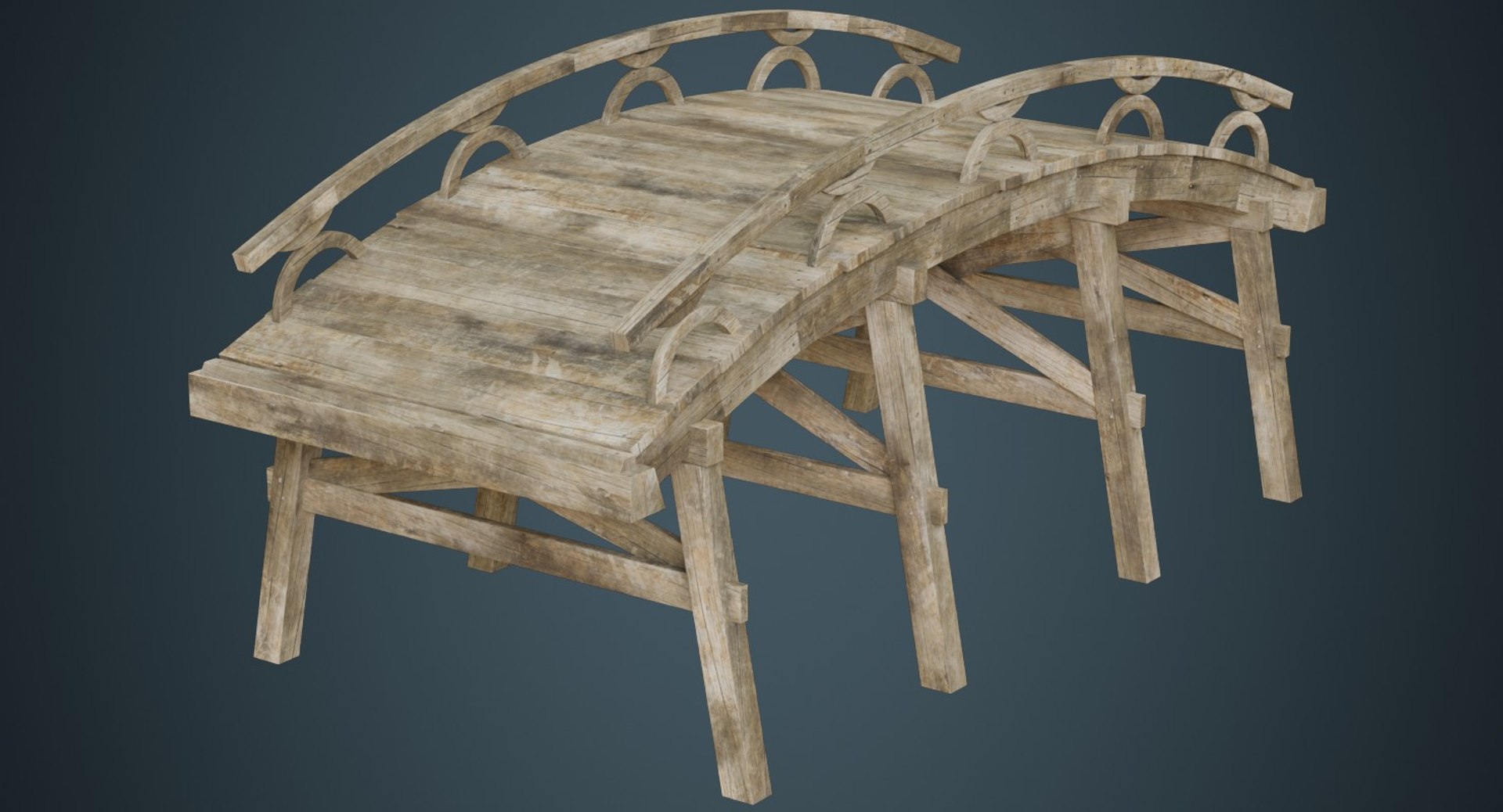 Plank Bridge 1a 3D Model - TurboSquid 1519230
