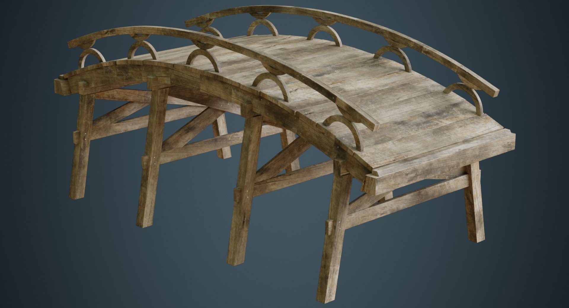Plank Bridge 1a 3D Model - TurboSquid 1519230