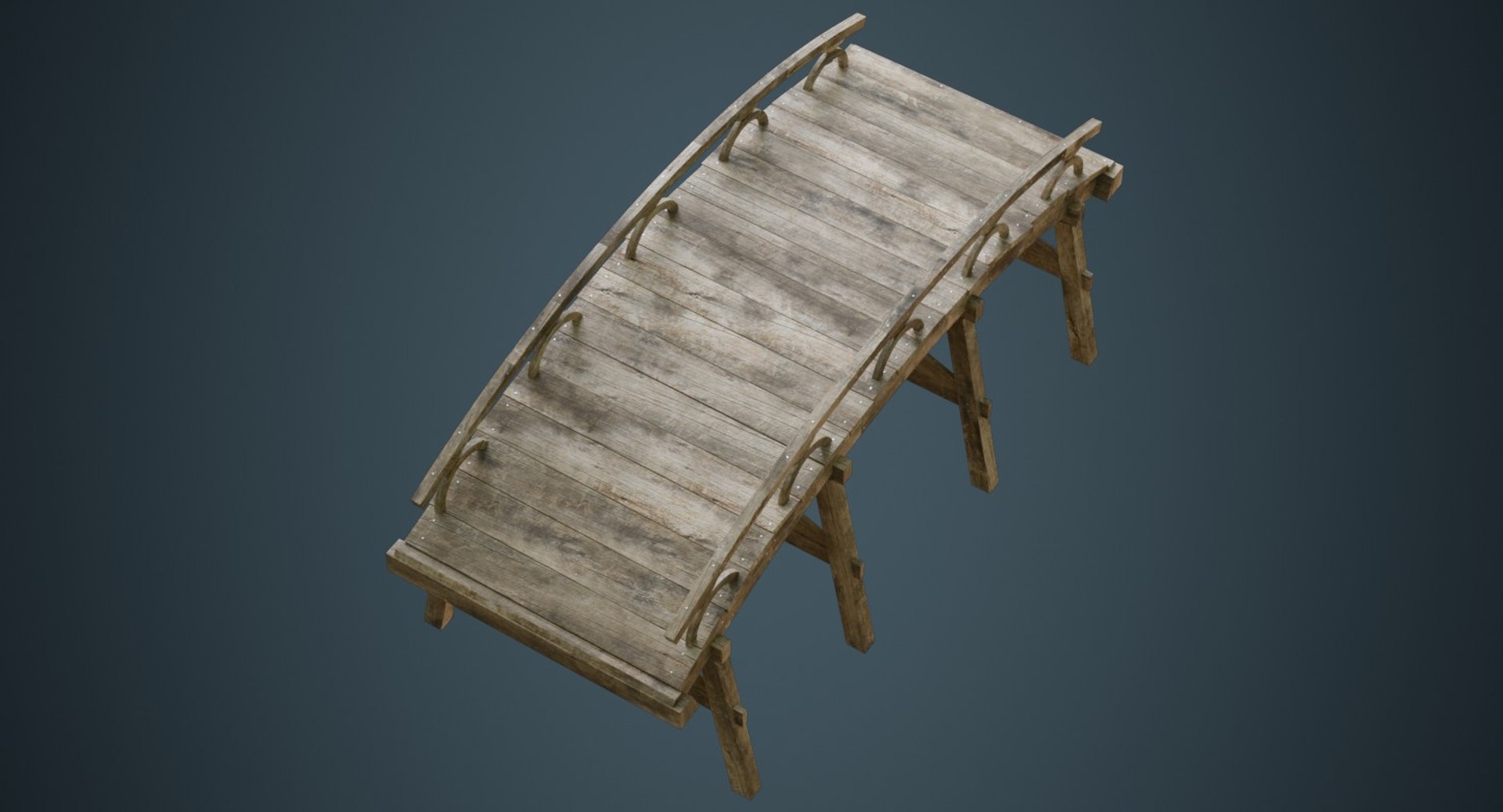Plank Bridge 1a 3D Model - TurboSquid 1519230