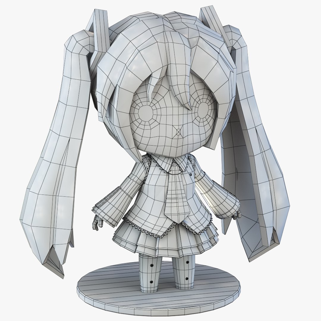 3d Model Miku Hatsune Chibi