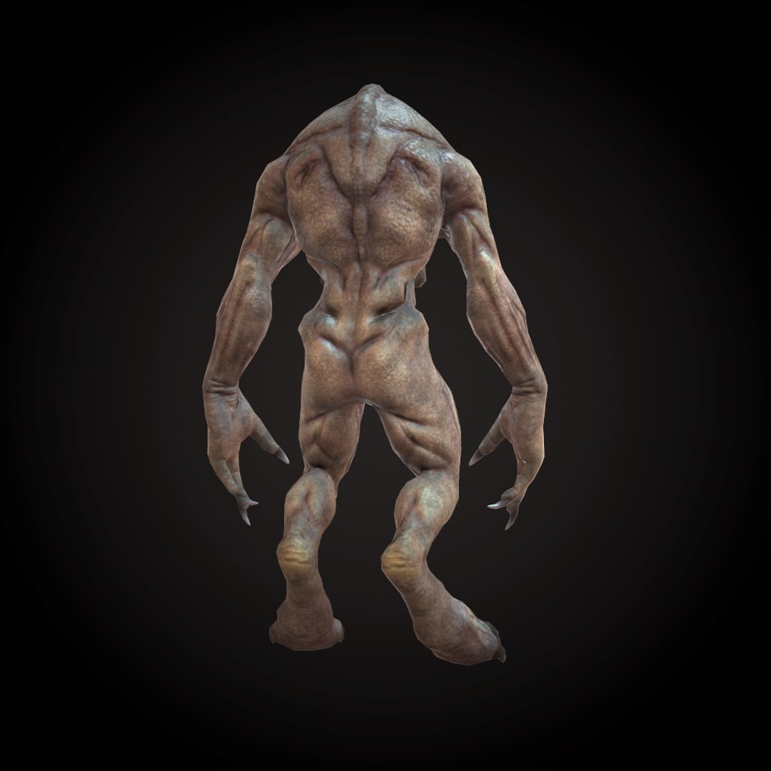 Character Creature Devourer 3d Model
