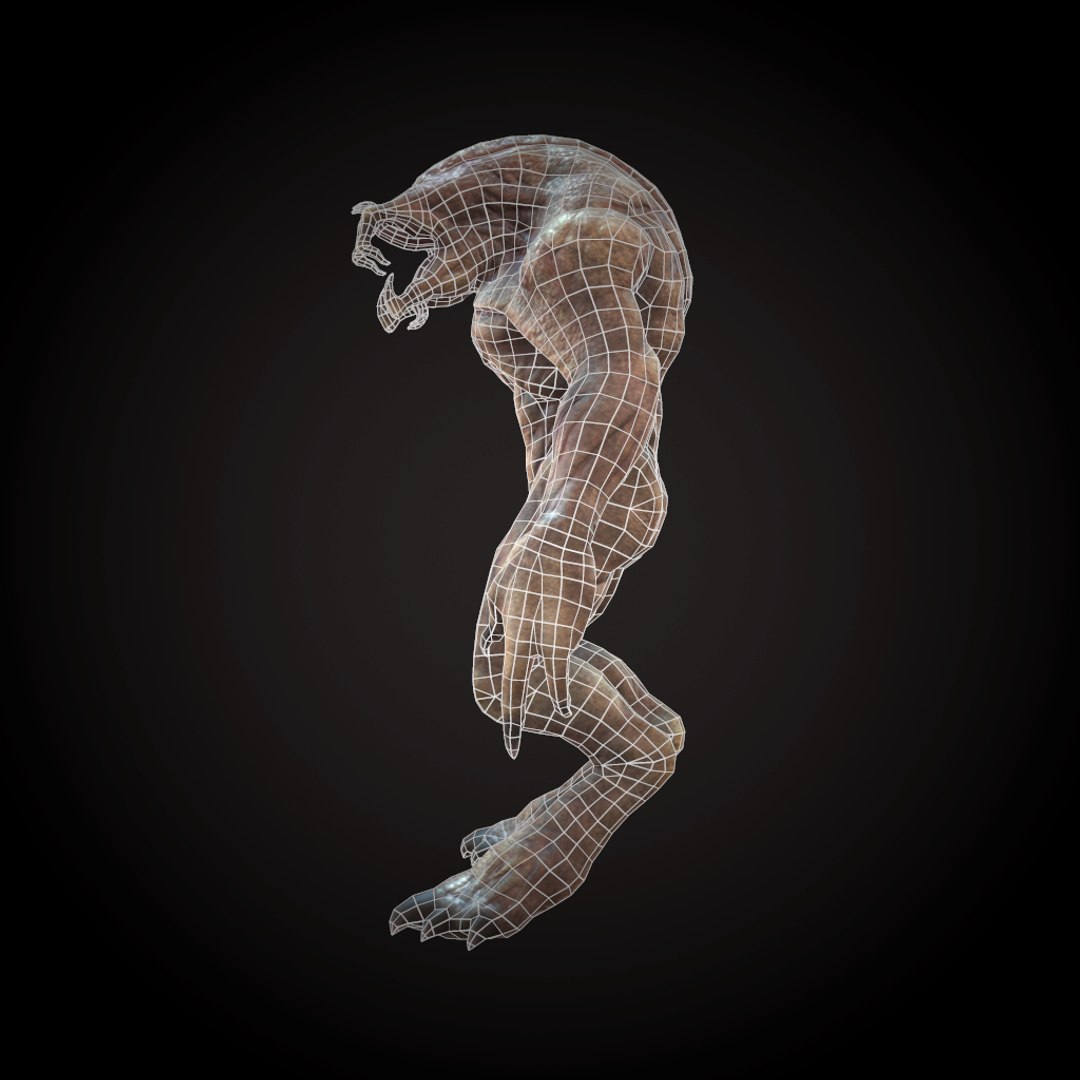Character Creature Devourer 3d Model
