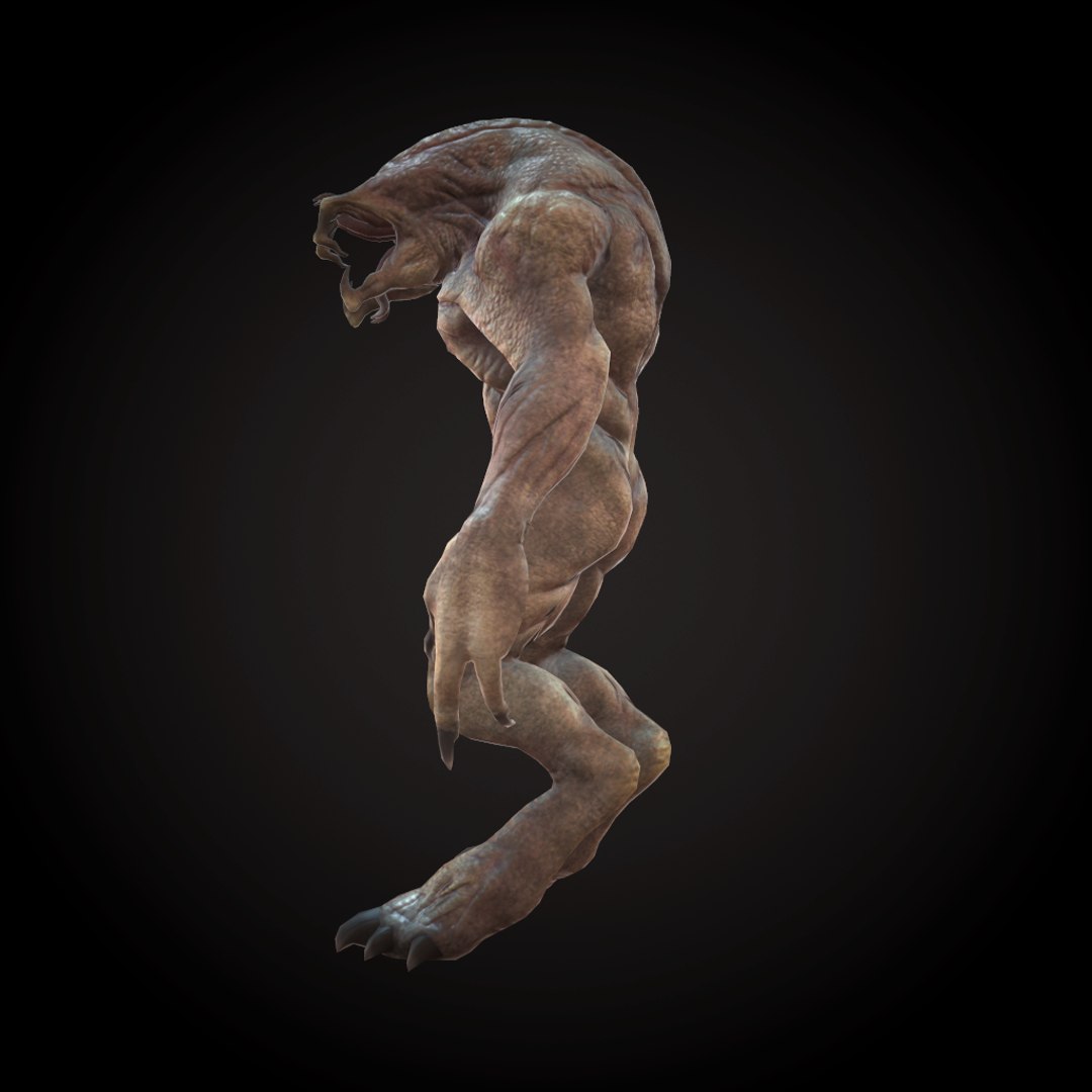 Character Creature Devourer 3d Model