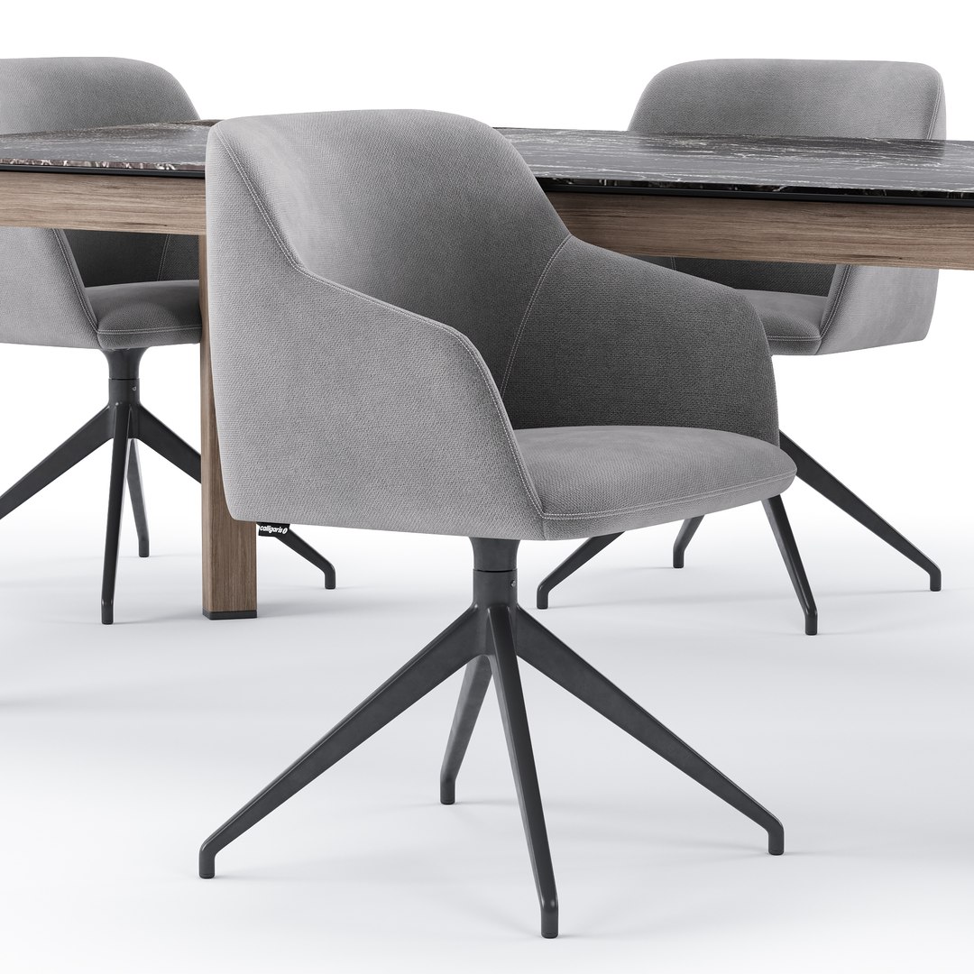 Elle Chair Delta Table Model - TurboSquid 1693856