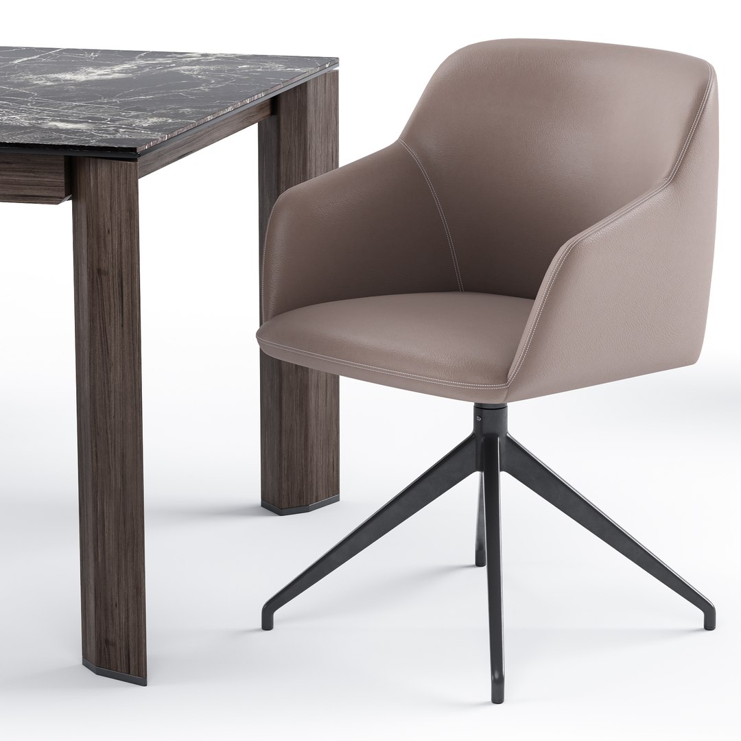 Elle Chair Delta Table Model - TurboSquid 1693856