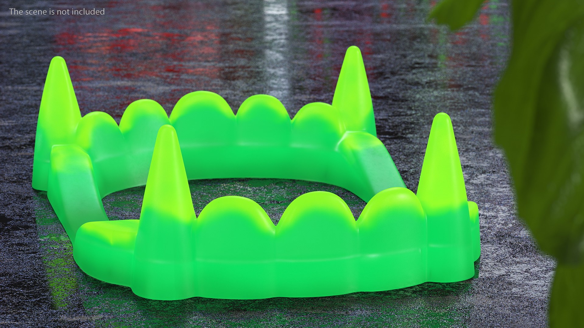 Vampire Teeth Green Rigged for Cinema 4D 3D - TurboSquid 1796389