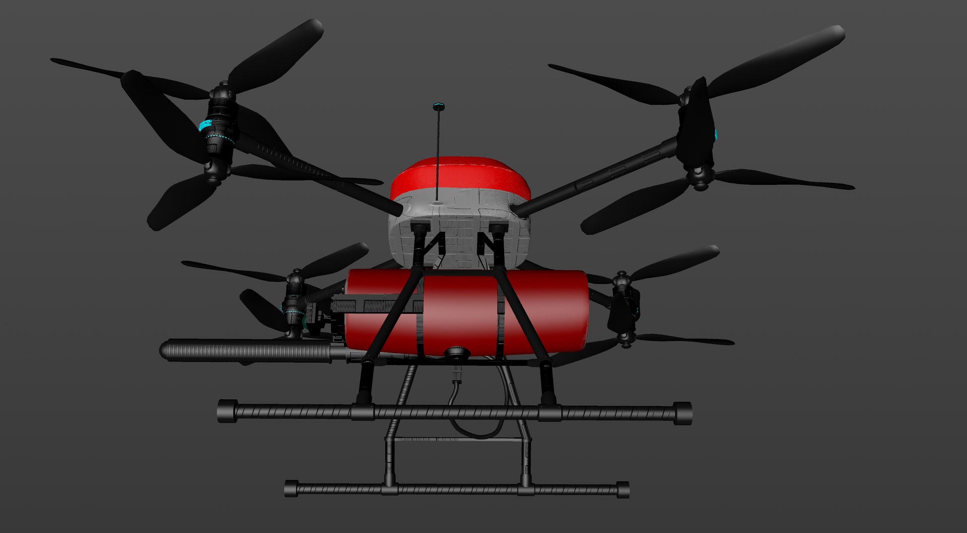 Fire Fighting Drone 3D Model - TurboSquid 2269890