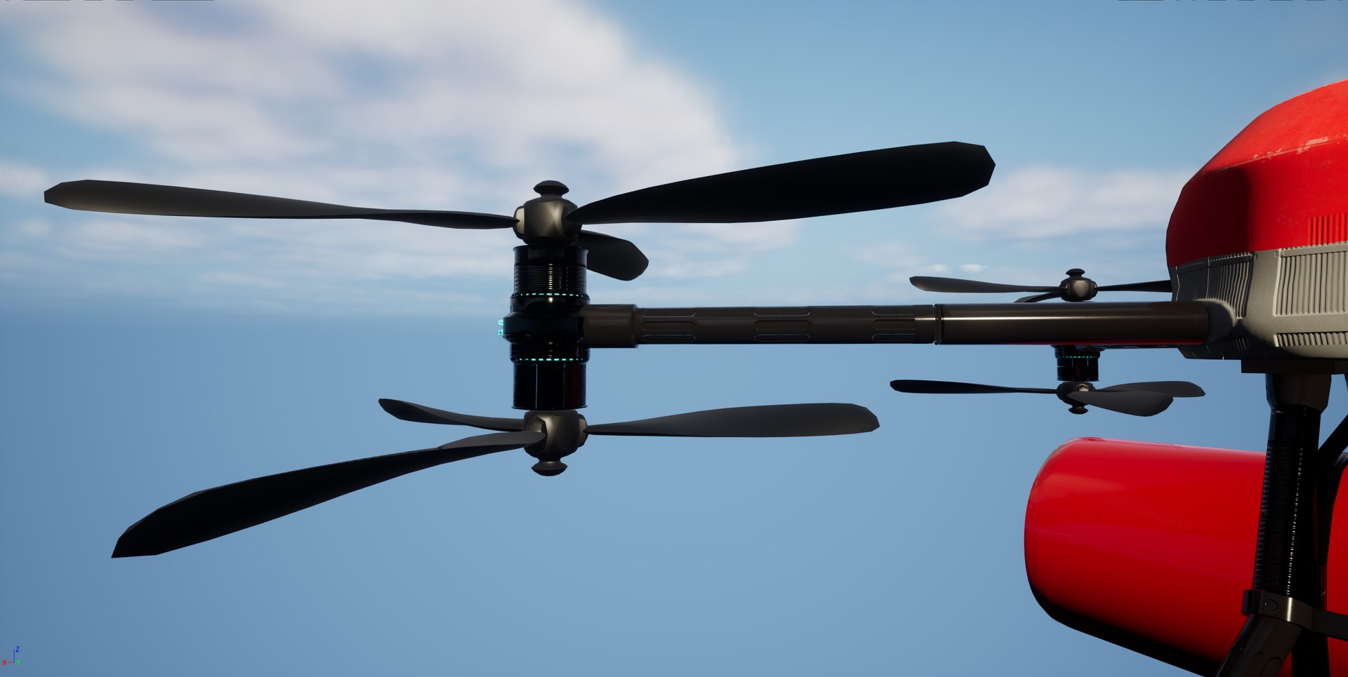 Fire Fighting Drone 3D Model - TurboSquid 2269890