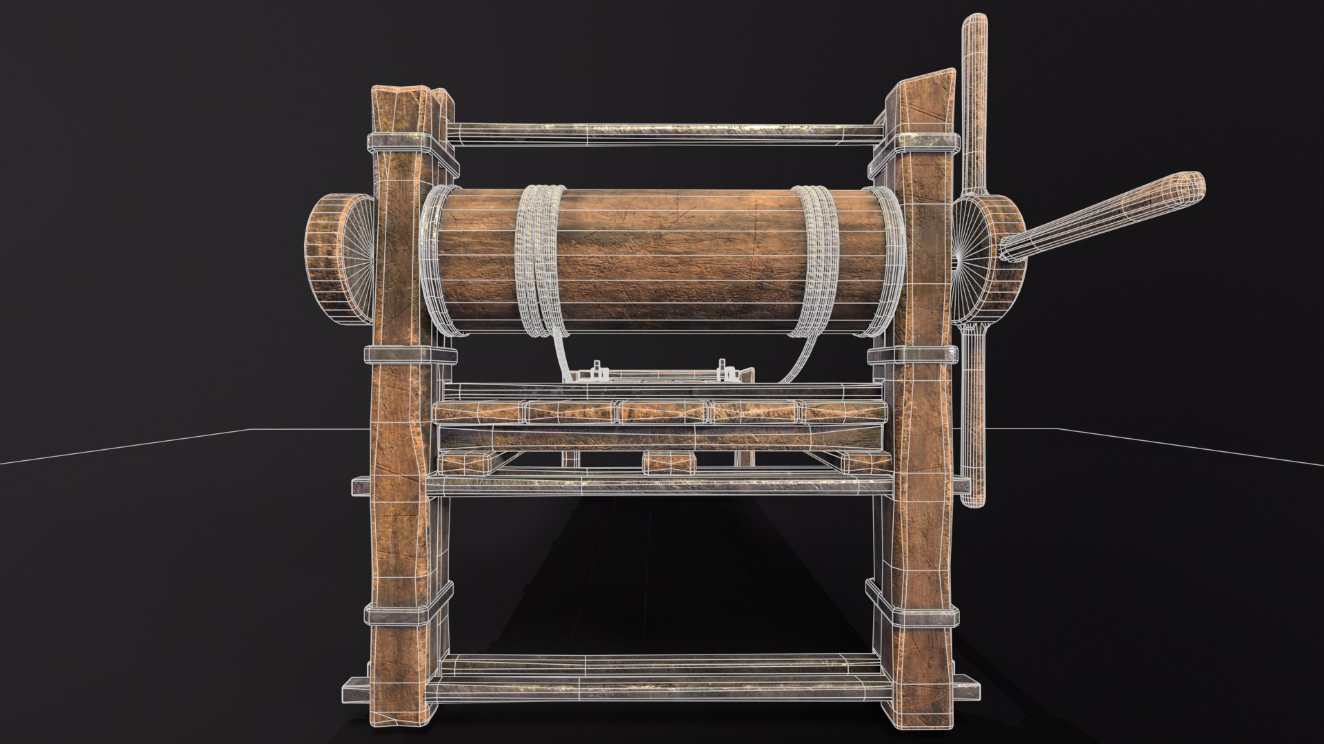 Medieval Rack Torture 3D Model - TurboSquid 2175258
