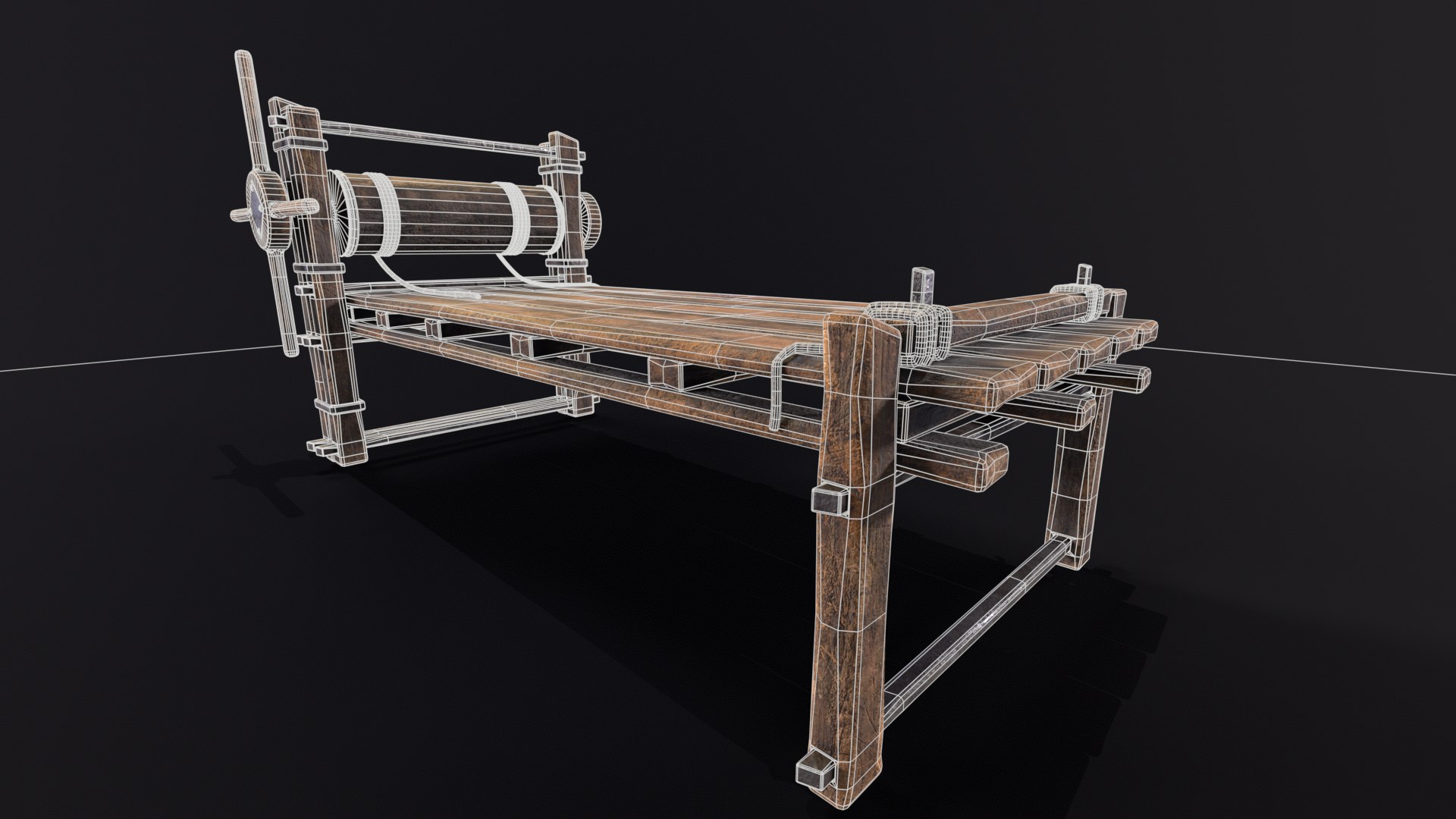 Medieval Rack Torture 3D Model - TurboSquid 2175258