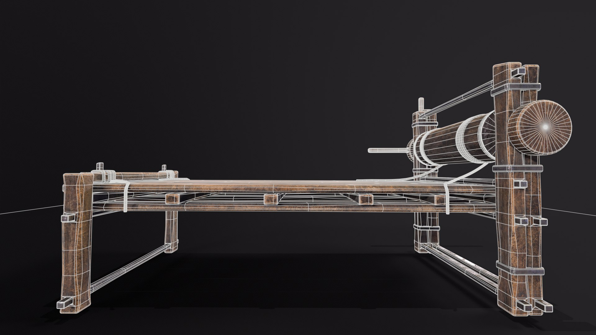 Medieval Rack Torture 3D Model - TurboSquid 2175258