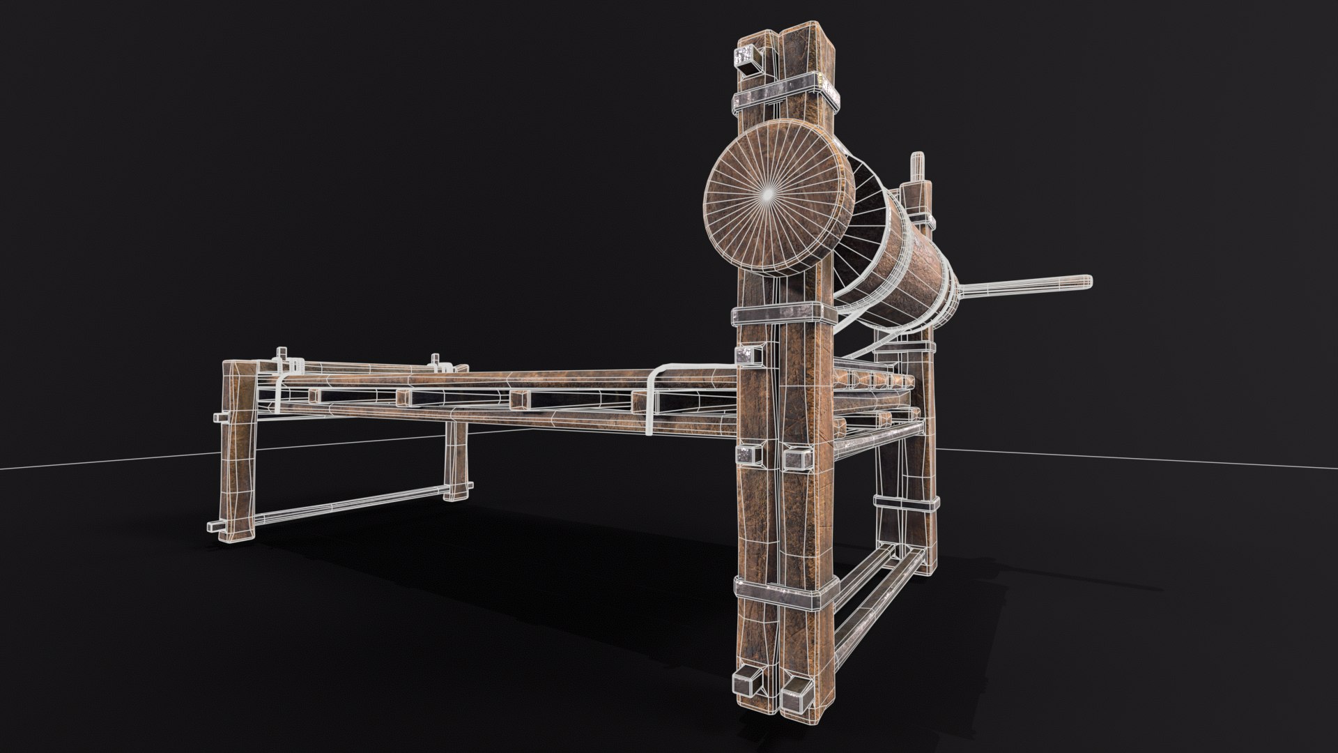 Medieval Rack Torture 3D Model - TurboSquid 2175258