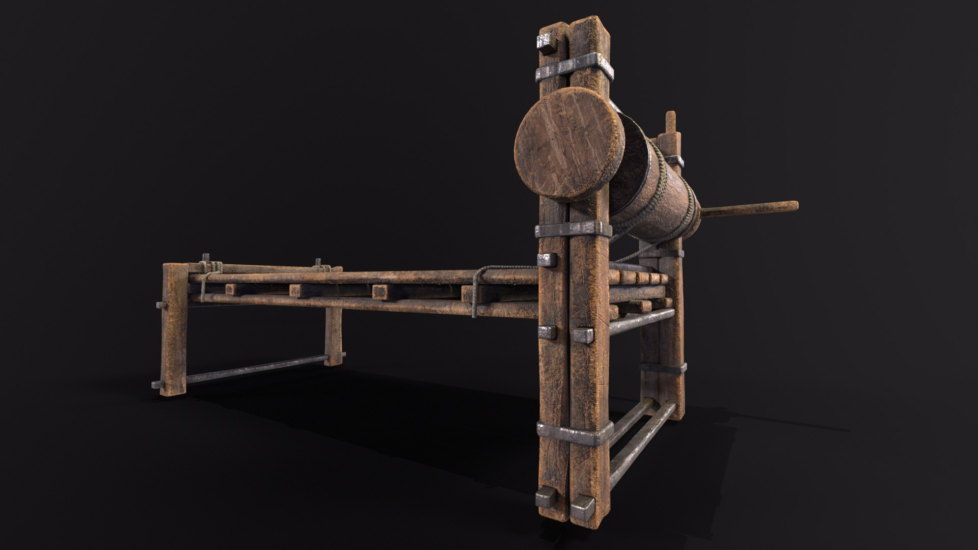 Medieval Rack Torture 3D Model - TurboSquid 2175258