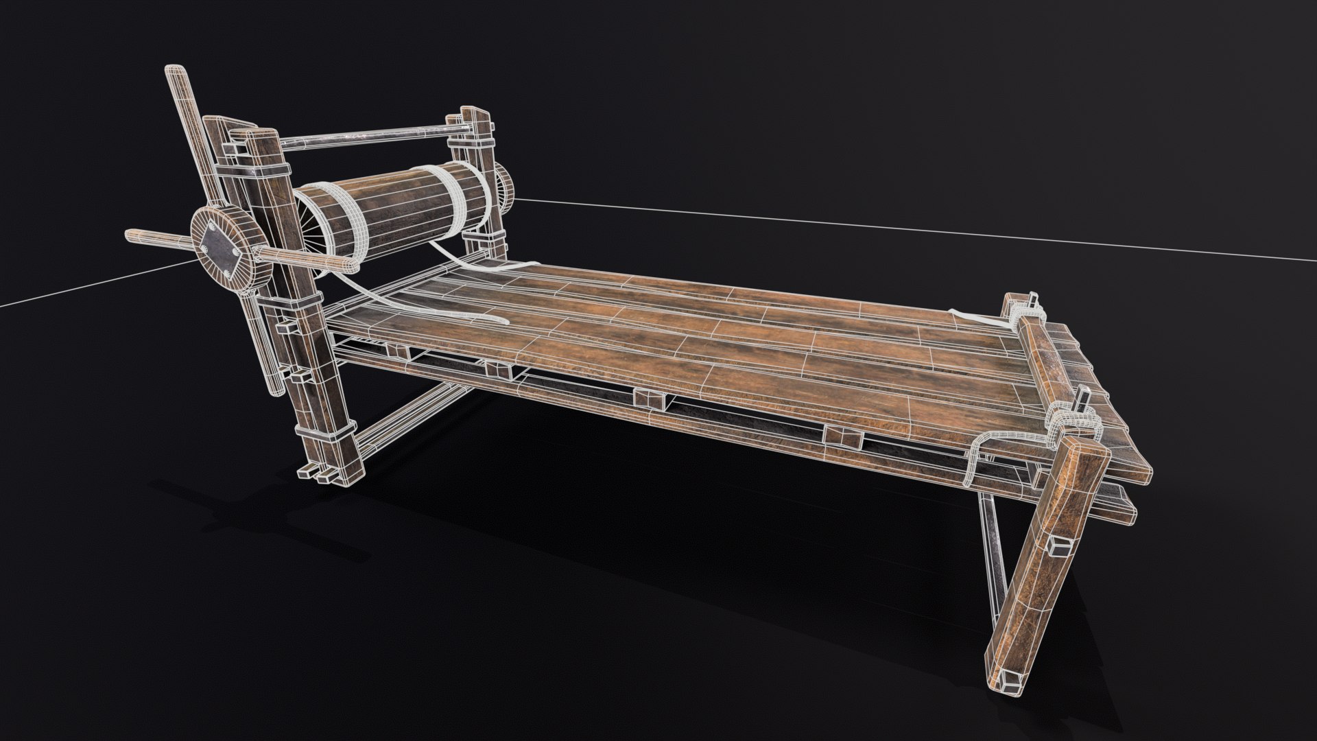 Medieval Rack Torture 3D Model - TurboSquid 2175258