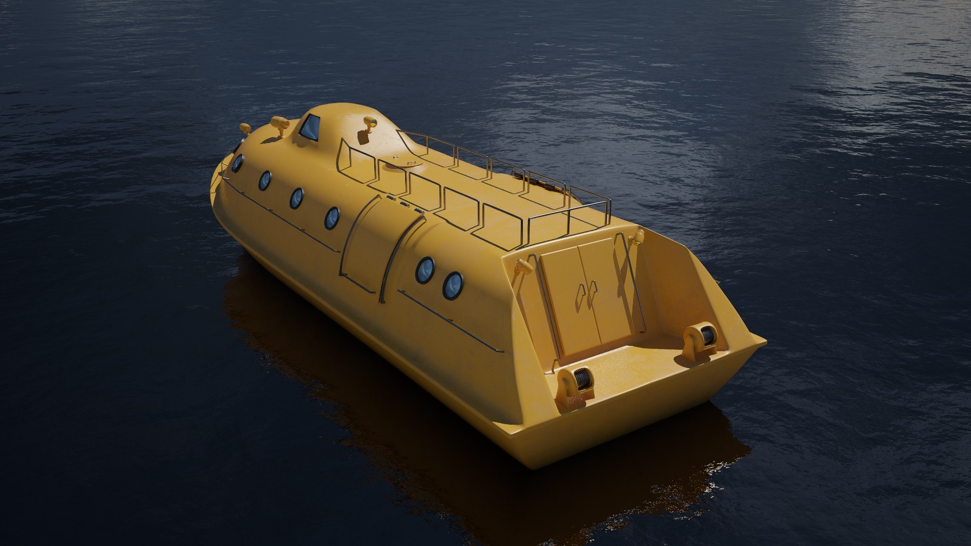 Rescue Boat Model - TurboSquid 1695941