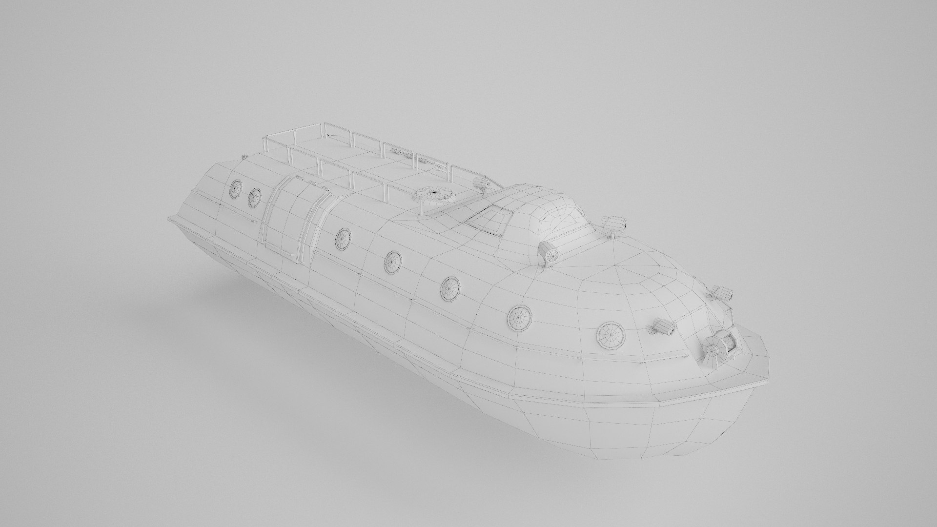 Rescue Boat Model - TurboSquid 1695941