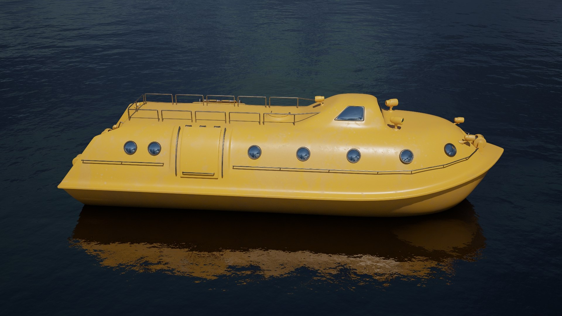 Rescue Boat Model - TurboSquid 1695941