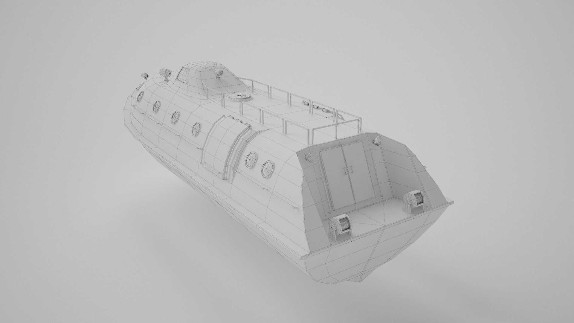 Rescue Boat Model - TurboSquid 1695941
