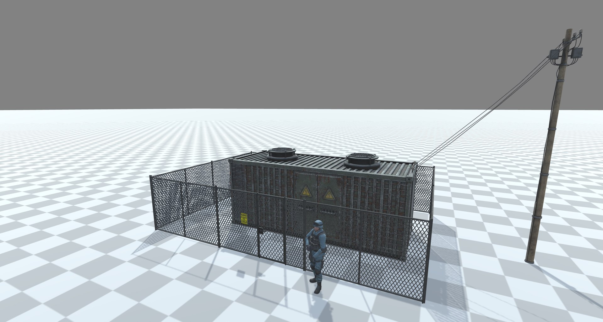 Military Electric Power Unit 3D - TurboSquid 2152045