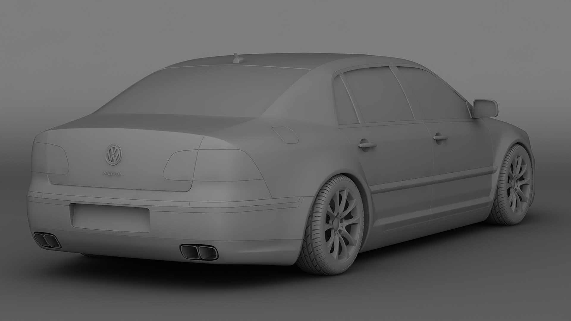 3D VOLKSWAGEN PHAETON 2011 model - TurboSquid 1914118