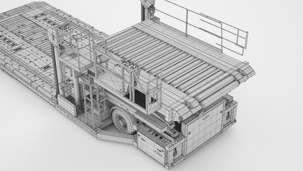 3D aircraft loader baggage - TurboSquid 1632095