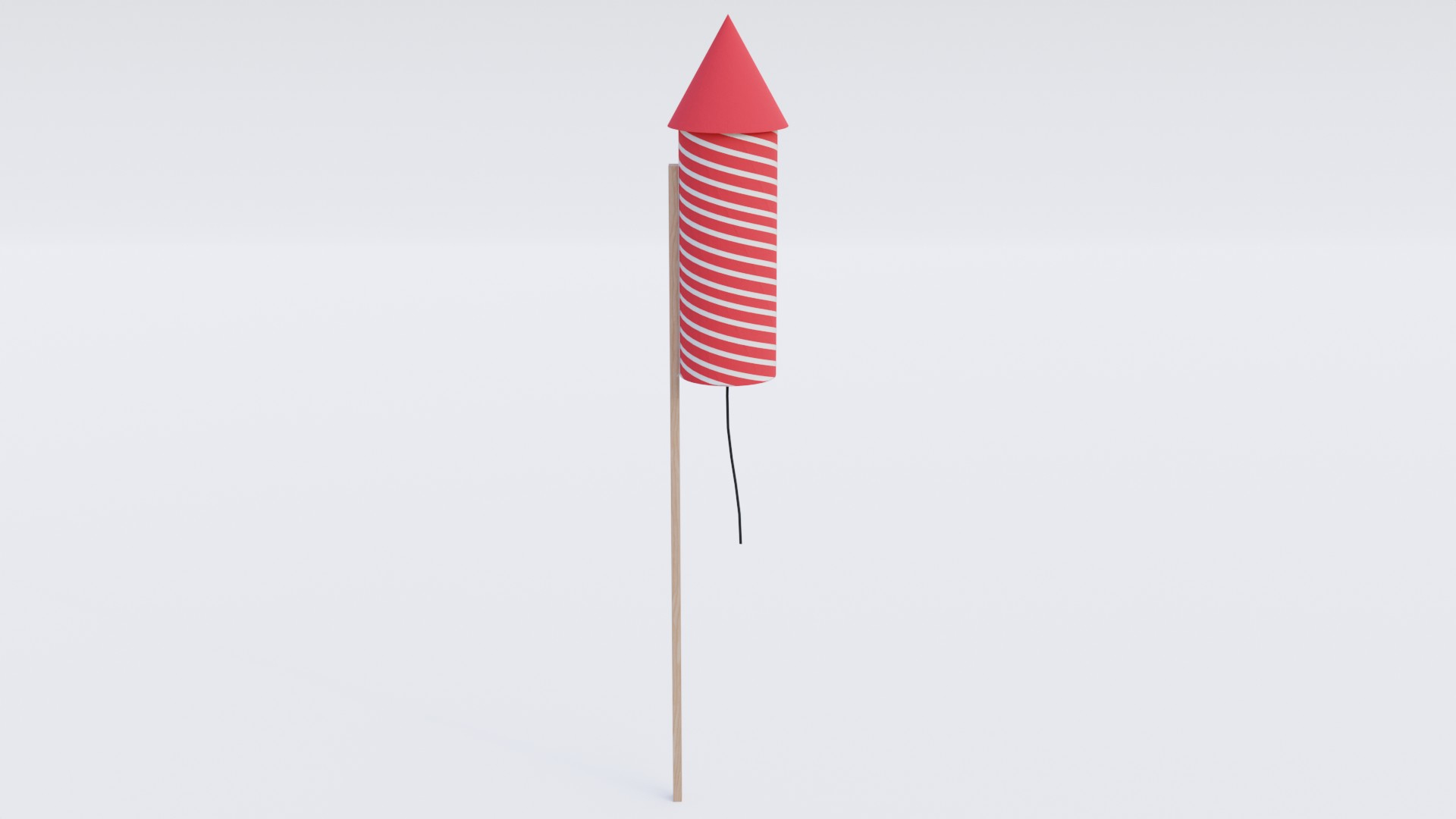 Firework Rocket Lowpoly Gameready 3D Model 3D Model - TurboSquid 1732881