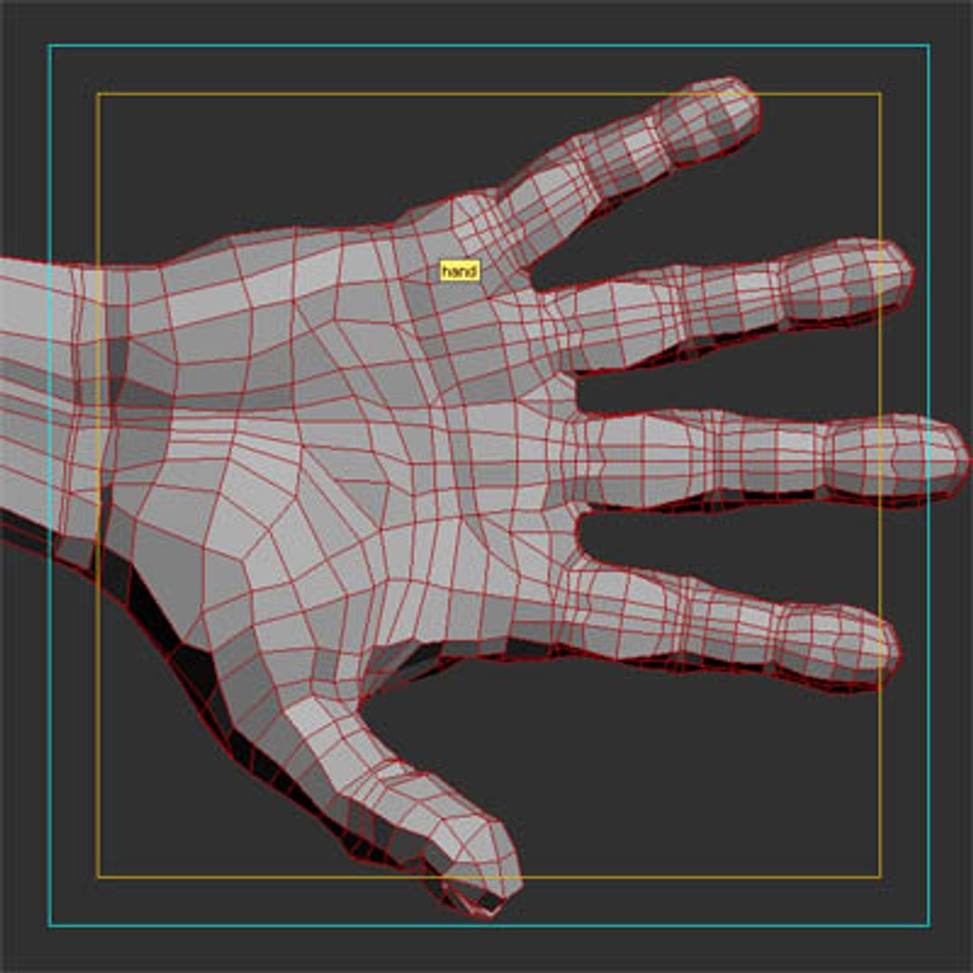 Hand 3d Model