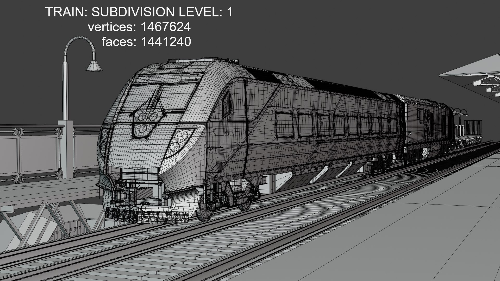 Stations With Siemens Train 3D - TurboSquid 2344024