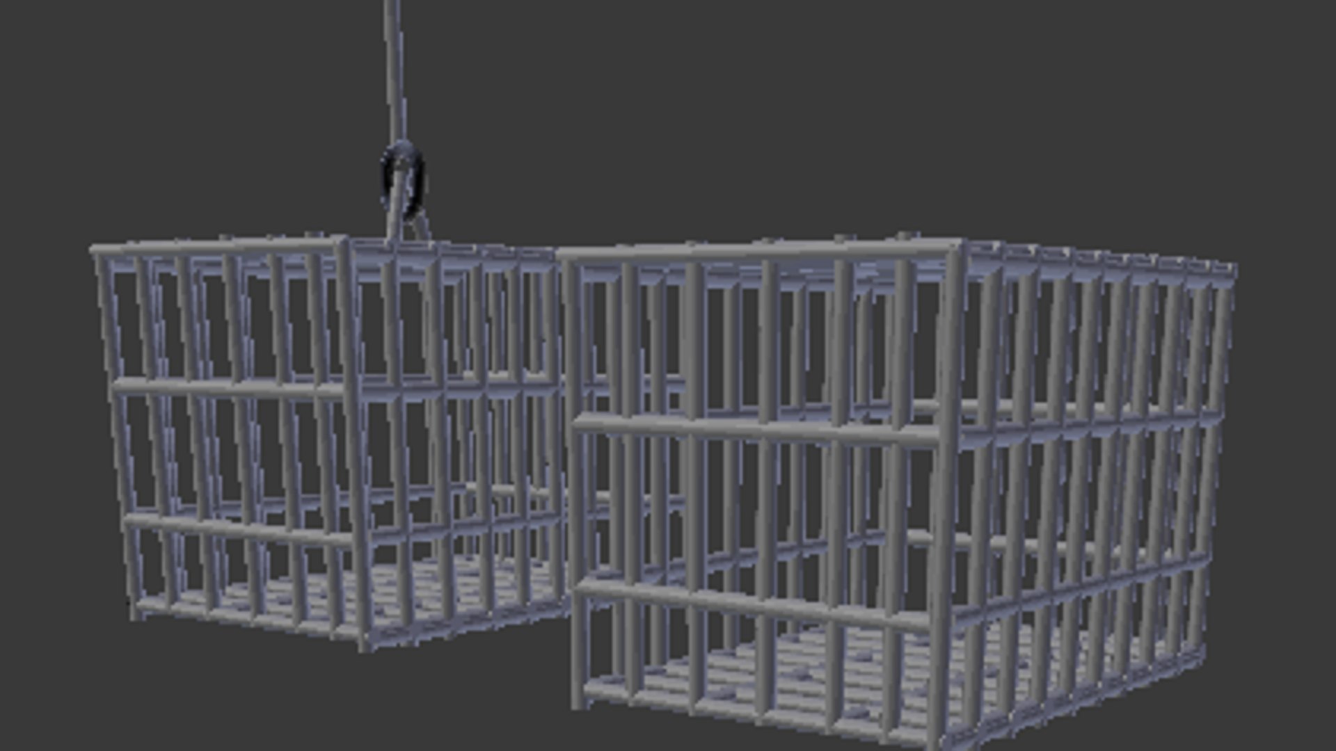 3D Cage Jail Animal Model - TurboSquid 1224275