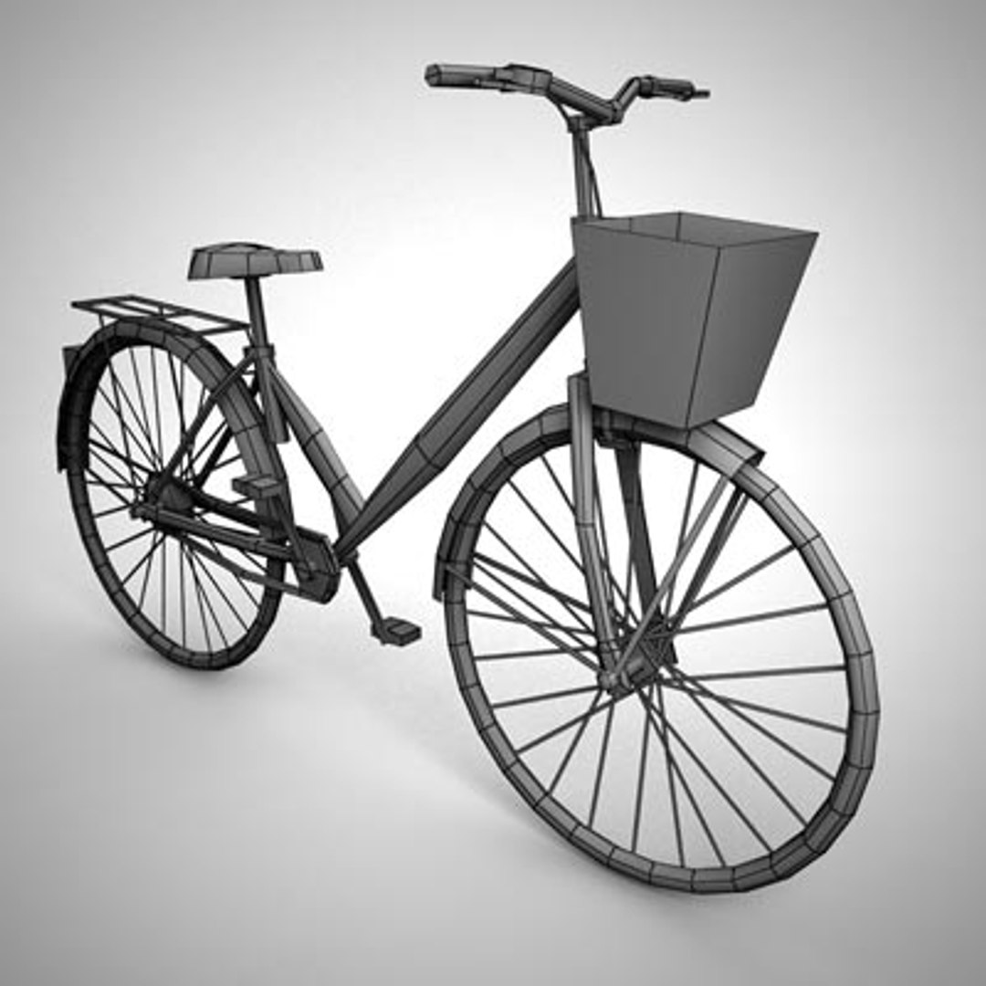 chinese bicycle cycle 3d model