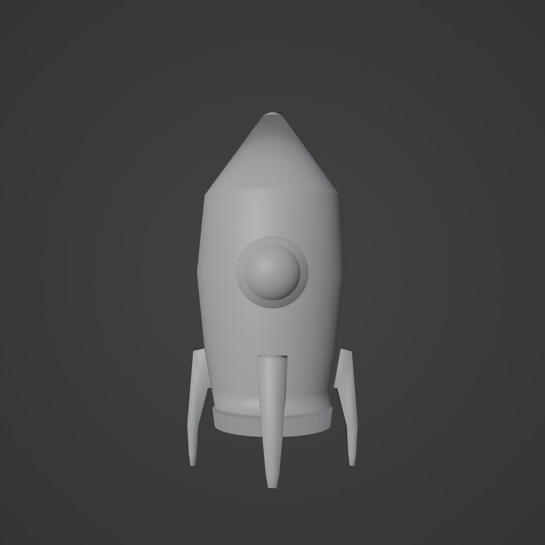 Low Poly Rocket Model - TurboSquid 1976994