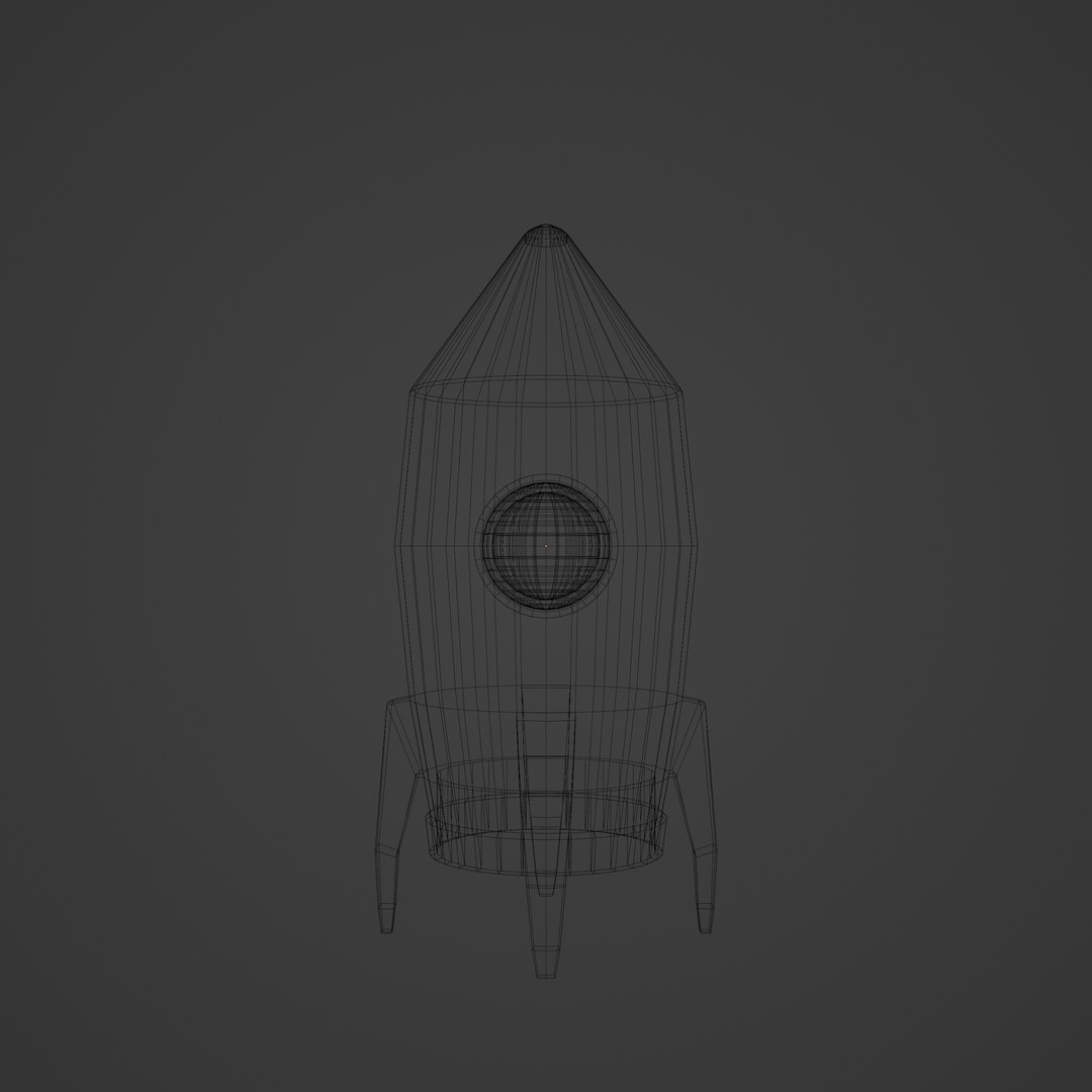 Low Poly Rocket Model - TurboSquid 1976994