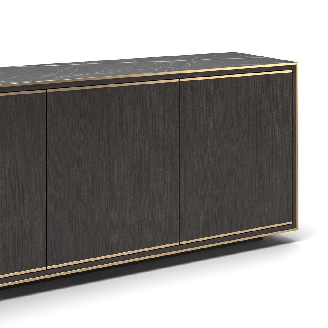 3D Rick Sideboard Marble by Laskasas - TurboSquid 1743483
