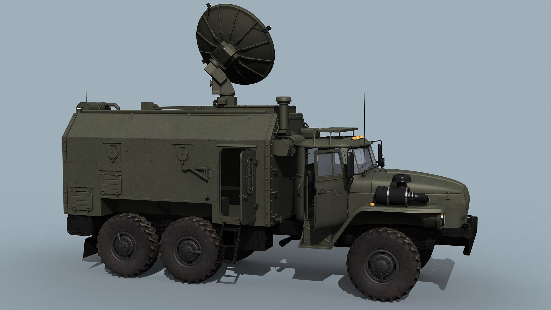 3D R-441LM Liven-LM Satellite Communication Station - TurboSquid 2227555