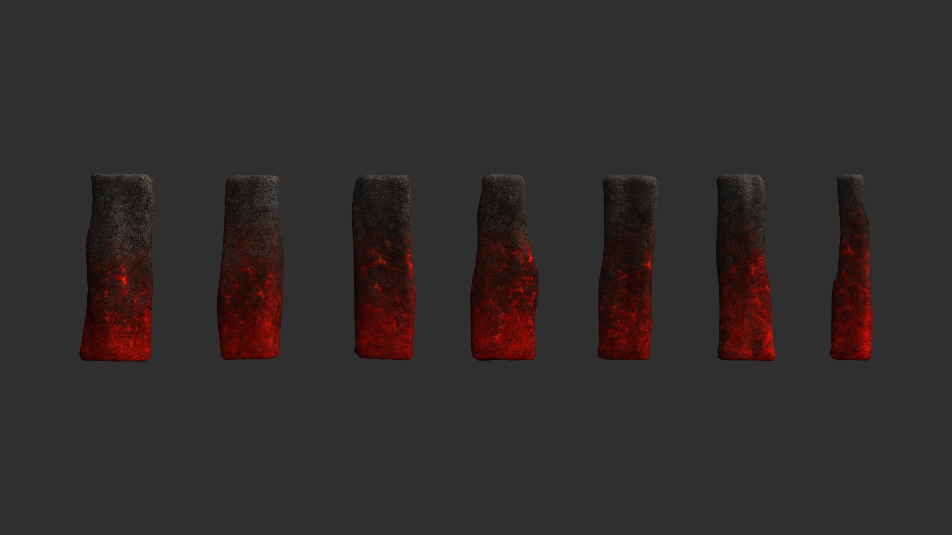 3D Rock Pillars - Lava Model - TurboSquid 2054960