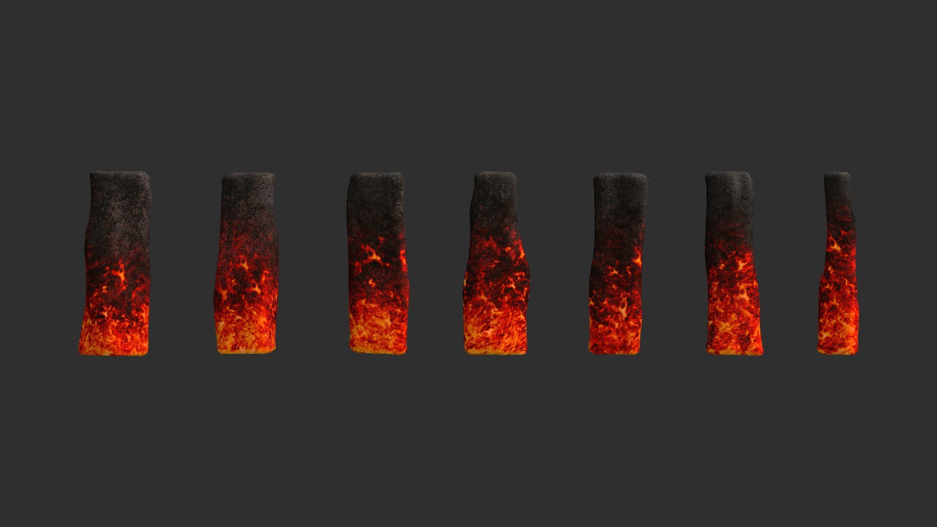 3D Rock Pillars - Lava Model - TurboSquid 2054960