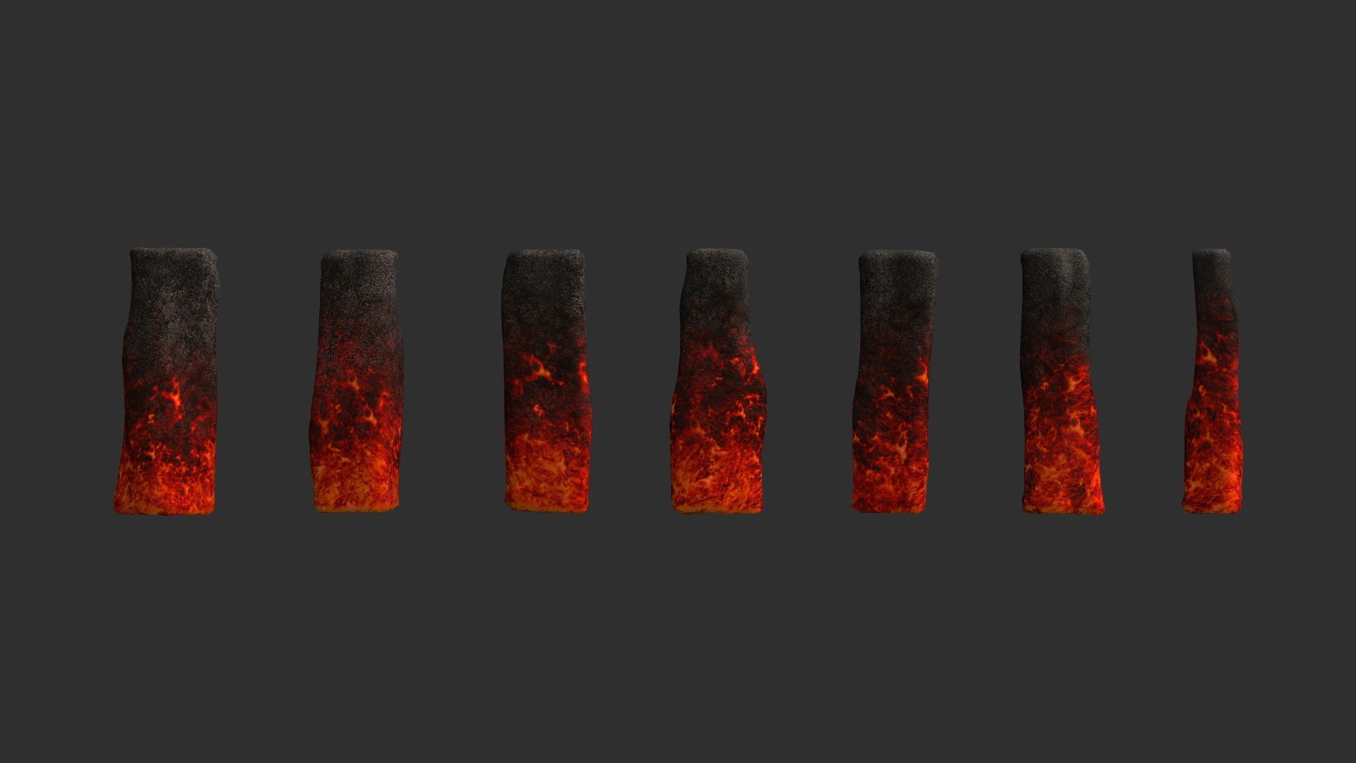 3D Rock Pillars - Lava Model - TurboSquid 2054960