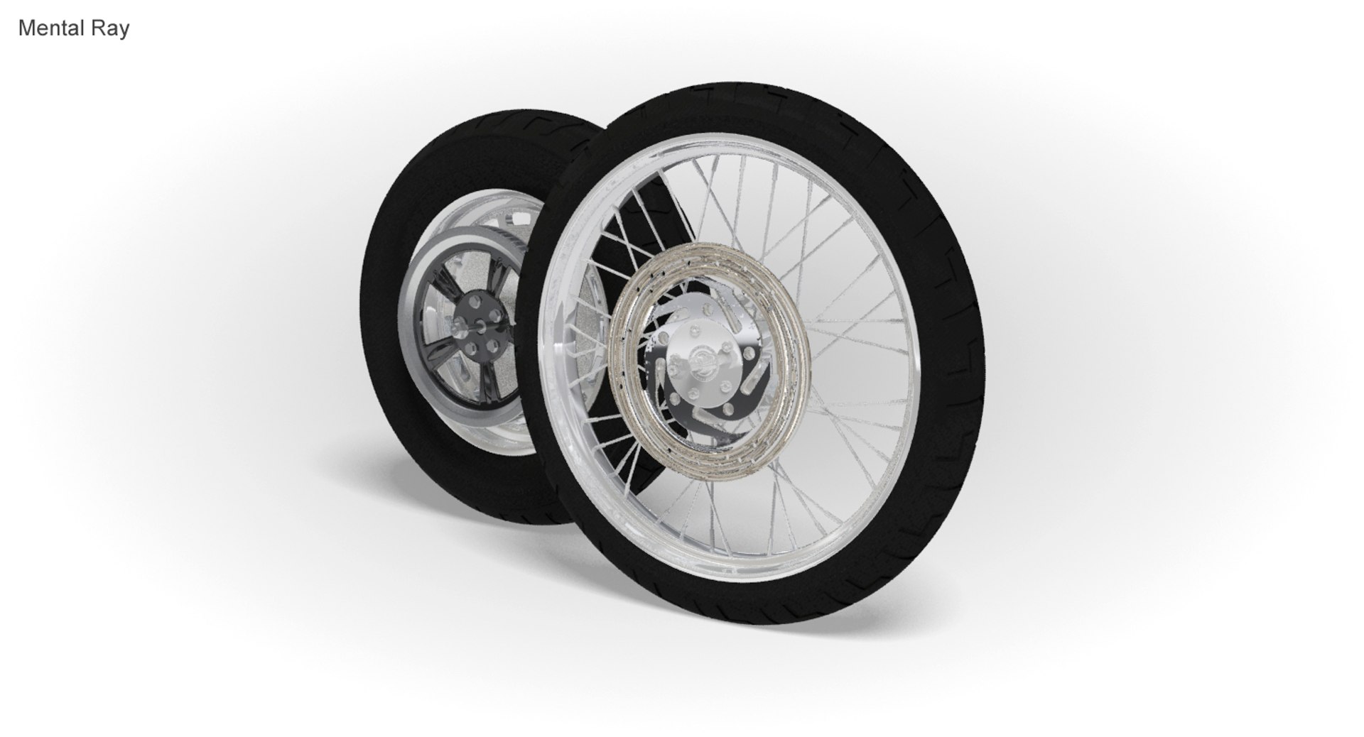 3D Motorcycle Wheel Model - TurboSquid 1254704