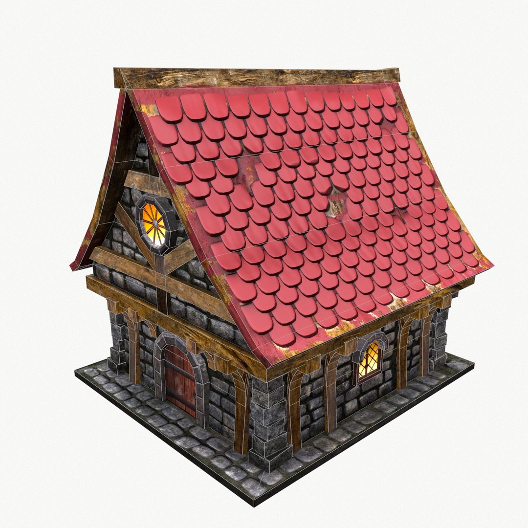 Medieval House 3d Model