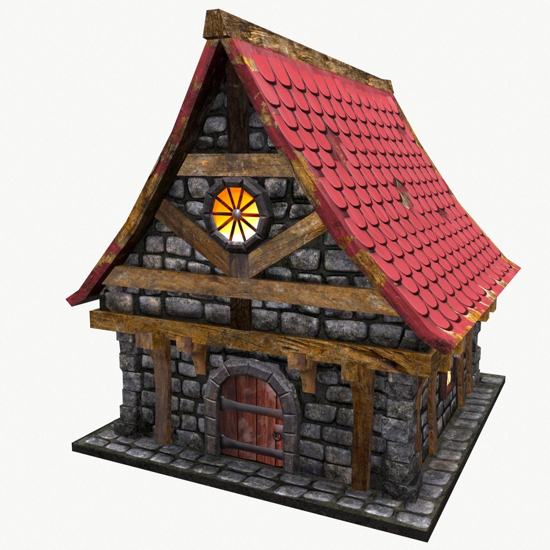 Medieval House 3d Model